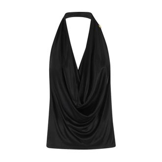 Elisabetta Franchi Damen, Blusen & Hemden, Schwarzk, LGr&ouml;&szlig;e
