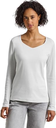Street One Damen Shirt mit Carr&eacute;e Ausschnitt