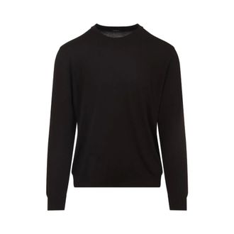 Kiton Homme, Pulls, Brun, Taille: XL Pull &agrave; Manches Longues et Col Rond