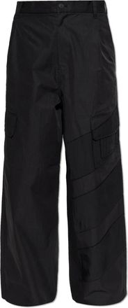 Yohji Yamamoto Femme, Pantalons, Noir, Taille: 38 FR Pantalon Cargo