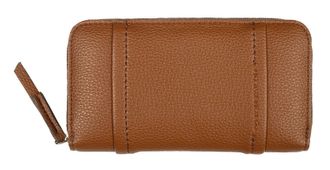 Tom Tailor Beca Damen Geldbörse Portemonnaie Reißverschluss Groß Cognac Braun