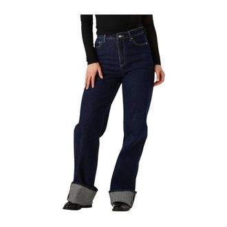 Edited Gerades Jeans - - Jeans - Damen - Blau - L