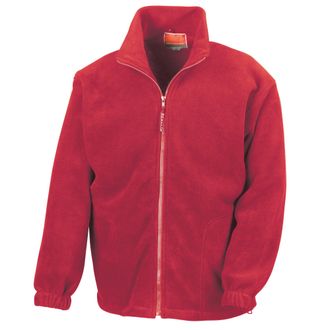 Result Herren Fleece-Jacke, Antipilling XXL,Rot