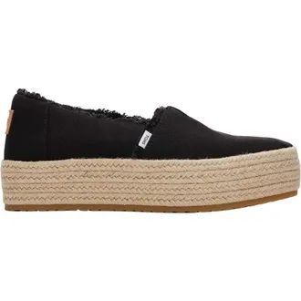 Toms Schwarzer Canvas-Espadrille-Schuh - - Shoes - Damen - Schwarzk - 37 EU