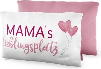 La Vida la Vida Kuschelkissen, Mamas Lieblingsplatz, Dekokissen, Reisekissen
