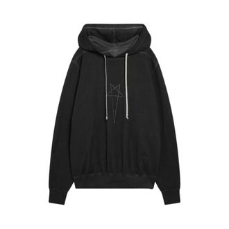 Rick Owens Oversized Hoodie - - Sweatshirts & Hoodies - Herren - Schwarzk - L