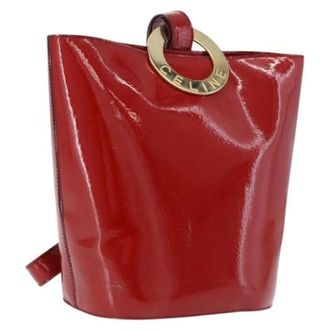 Celine Sac bandouli&egrave;re vintage doccasion - Femme - Pre-owned - Rouge - Taille: ONE Size