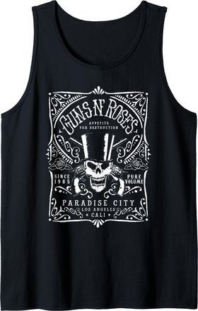 Guns n' Roses Offizielles Guns N Roses Paradise City Label Tank Top