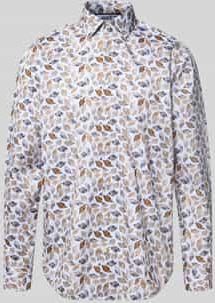 Jake*s Regular Fit Business-Hemd mit Kentkragen