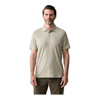Michael Kors Polo Gramercy en Coton - Homme - Tops - Gris - Taille: 2XL