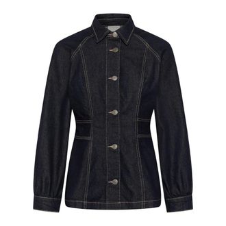 Kaffe Kasandra Shirt - - Blouses & Shirts - Damen - Blau - 2XL