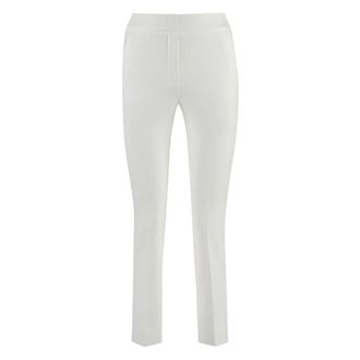 PESERICO Femme, Pantalons, Blanc, Taille: 46 FR Pantalon en tissu technique double