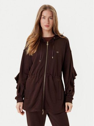 Liu Jo Sweatshirt TF5205 F0778 Braun Regular Fit