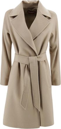Max Mara Femme, Manteaux, Brun, Taille: 32 FR Manteaux Camel pour Femmes