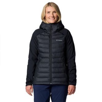 Columbia Damen Powder Lite 2 Hybrid Kapuzenjacke Pufferjacke mit Kapuze, Schwarz, S