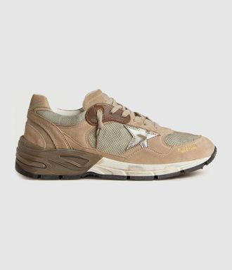 Golden Goose Basket Running Dad Beige/Silver