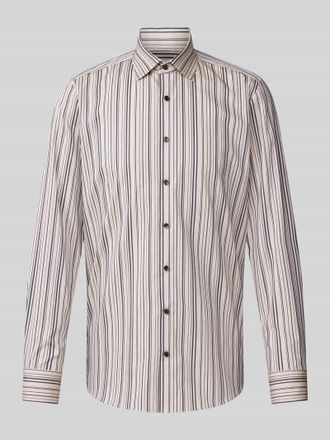 Olymp Level 5 Slim Fit Businesshemd mit Allover-Muster