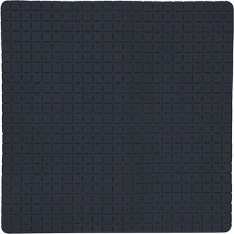 MSV Premium Duschmatte Badematte antibakteriell rutschfest mit Saugnäpfen - Schwarz - ca. 54 x 54 cm - duftet nach Rosen - waschbar bei 60° Grad