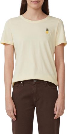 s.Oliver Jersey-T-Shirt mit Stickerei