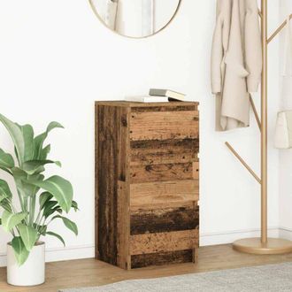 vidaXL Sideboard Altholz-Optik 37,5x35x76 cm Holzwerkstoff Vidaxl