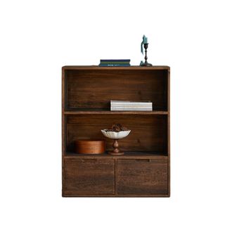 Generic Aufbewahrungsschrank aus Massivholz, kleines modulares dekoratives Sideboard mit offenen Regalb&ouml;den, geeignet for K&uuml;chen, Kaffeebars und Speisekammern