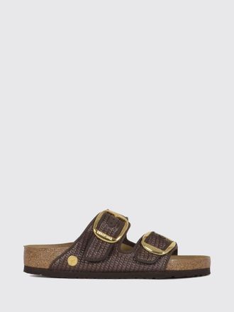 Birkenstock Sandalen Mit Absatz Damen Farbe Braun