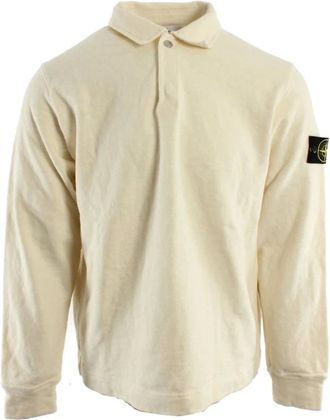 Stone Island Homme, Tops, Beige, Taille: S Polo Chemises