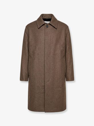 STUDIO NICHOLSON Ady wool blend loden coat - STUDIO NICHOLSON - gender_Man