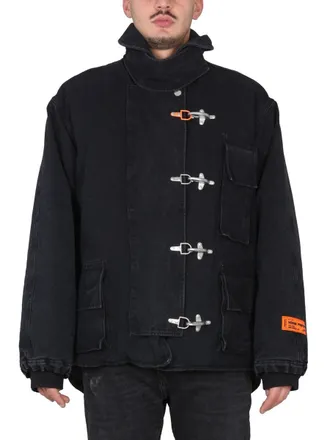 Heron Preston Cotton Canvas Jacket - Black