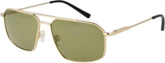 Serengeti Eyewear Vollrand-Sonnenbrille im Pilotenstil mit phototropen Gl&auml;sern - - Accessories - Herren - Gelb - ONE SIZE