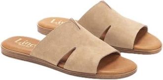 Lince Lince Sandales Raquette Comodo | Semelle en caoutchouc | Semelle en gel | V07908 | Fabriquées en Espagne, Graine, 39 EU