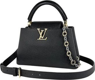 Louis Vuitton Pre-owned Sac bandouli&egrave;re en cuir Taurillon - Femme - Pre-owned - Noir - Taille: ONE Size