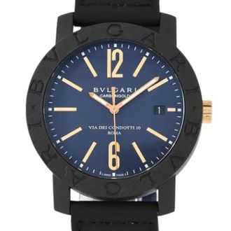 Bulgari Montre Pre-owned Vintage - Femme - Pre-owned - Bleu - Taille: ONE Size
