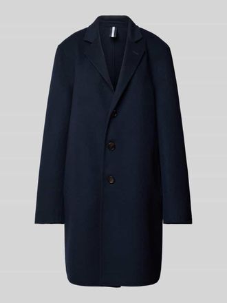 Profuomo Regular Fit Wollmantel mit Reverskragen