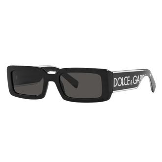 Dolce & Gabbana unisex, Accessoires, Noir, Taille: 53 MM Lunettes de soleil mode avec technologie de triple injection