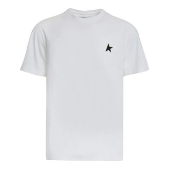 Golden Goose Homme, Tops, Blanc, Taille: XL T-Chemises