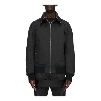Rick Owens Dracuflight Bomber Jacket - - Jackets - Herren - Schwarzk - L
