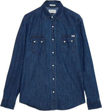 Roy Rogers Denimhemd - - Shirts - Herren - Blau - 2XL