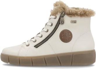 Remonte Bottes &agrave; lacets pour femme, Beige., 43 EU Weit