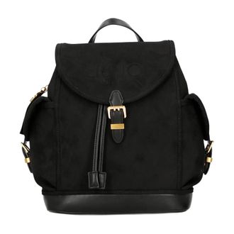 Liu Jo Rucksack aus Wildlederimitat - - Bags - Damen - Schwarzk - ONE SIZE