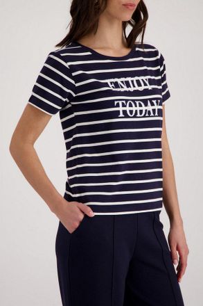 Monari T-Shirt Regular fit mit Streifen