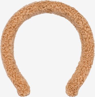 Moschino Bandeau en tissu doux - Marron