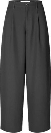 Sams&oslash;e & Sams&oslash;e Femme, Pantalons, Noir, Taille: 38 FR Saharper Wide Pantalons