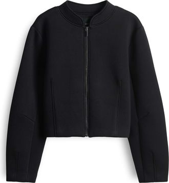 someday Damen Sweatjacke | UMARCY Regular Sweatjacke aus Scuba Black, 36