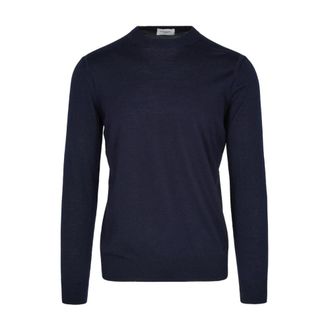 Paolo Pecora Rundhals-Pullover - - Knitwear - Herren - Blau - XL