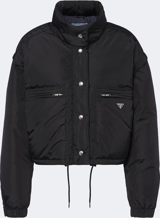 Prada Veste doudoune courte en Re-Nylon