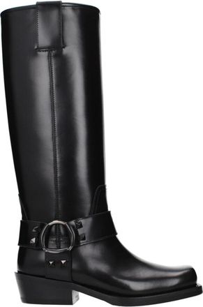 Valentino Garavani Femme, Chaussures, Noir, Taille: 37 EU F85437 High Bottes