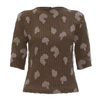 Sams&oslash;e & Sams&oslash;e Femme, Blouses et Chemises, Brun, Taille: 40 FR Safrida Top