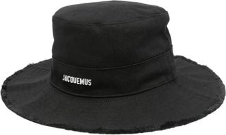 Jacquemus Homme, Accessoires, Noir, Taille: 60 CM Le Bob Artichaut Hat