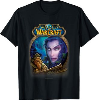 World of Warcraft World of Warcraft Epic Tyrande Whisperwind Big Chest Poster T-Shirt